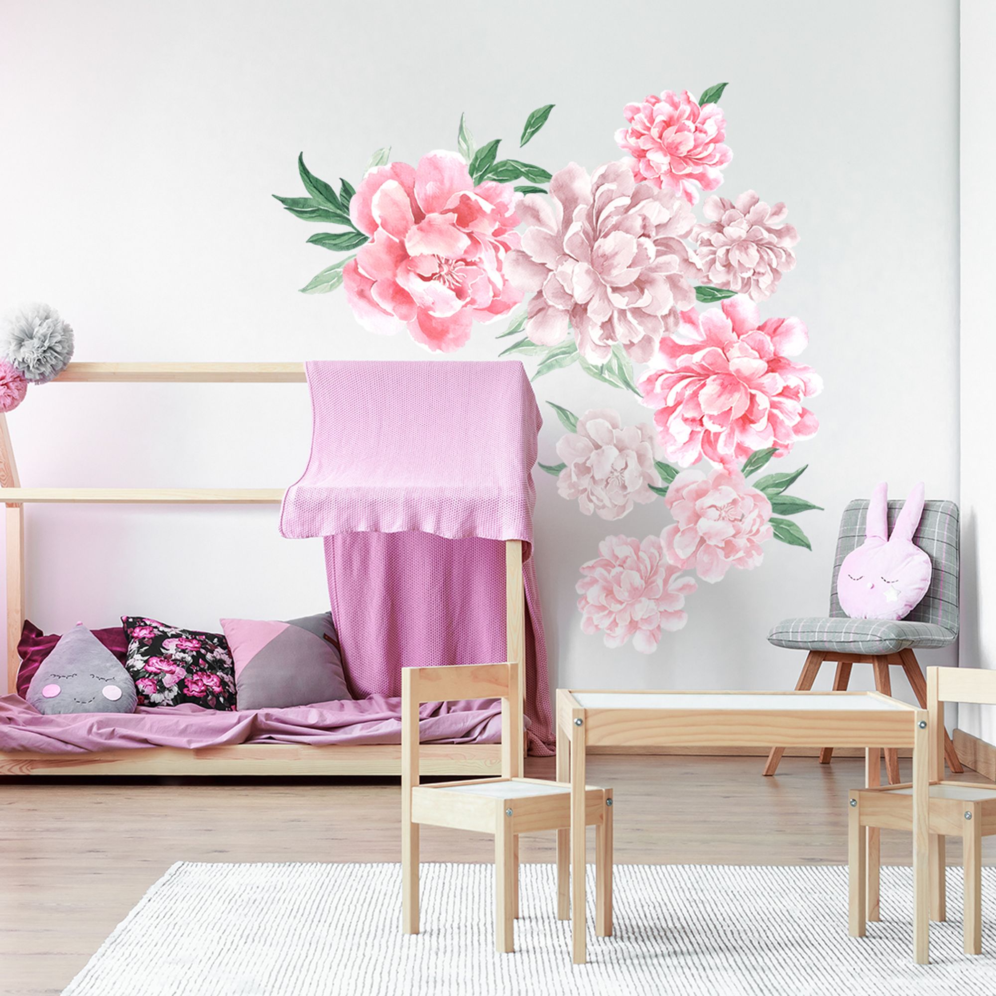 Wandsticker Pfingstrosen online kaufen bei BioKinder